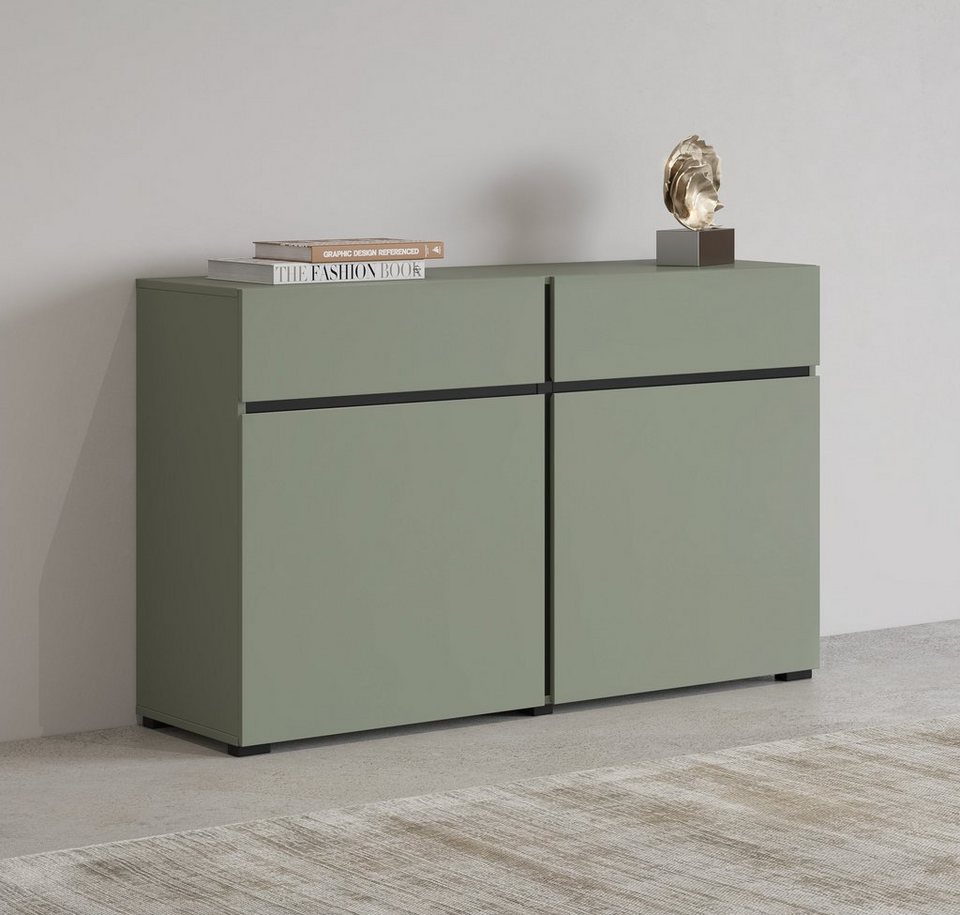 Inosign Sideboard Crossbreite 1195 Cm Moderne Grifflose Kommode2